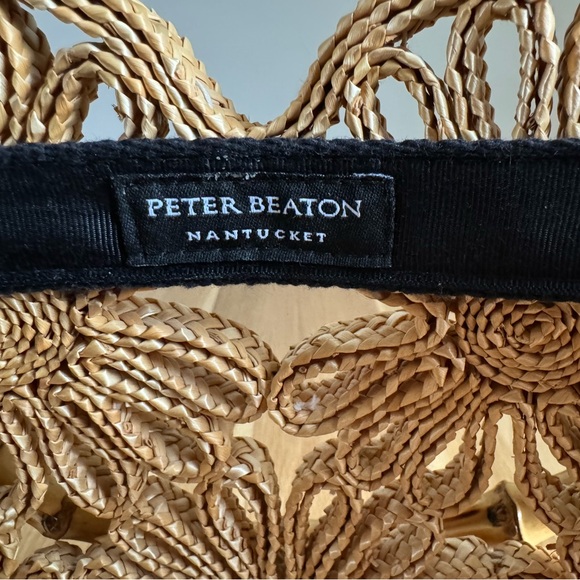 Peter Beaton of Nantucket | Bags | Rare Peter Beaton Woven Straw ...